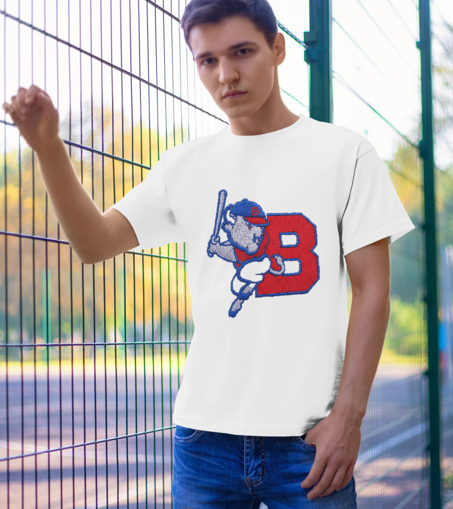 2026 Buffalo Bisons Big League Chew B Logo Baseball Bat Hitting Buffalo Embroidery Hat T-Shirt