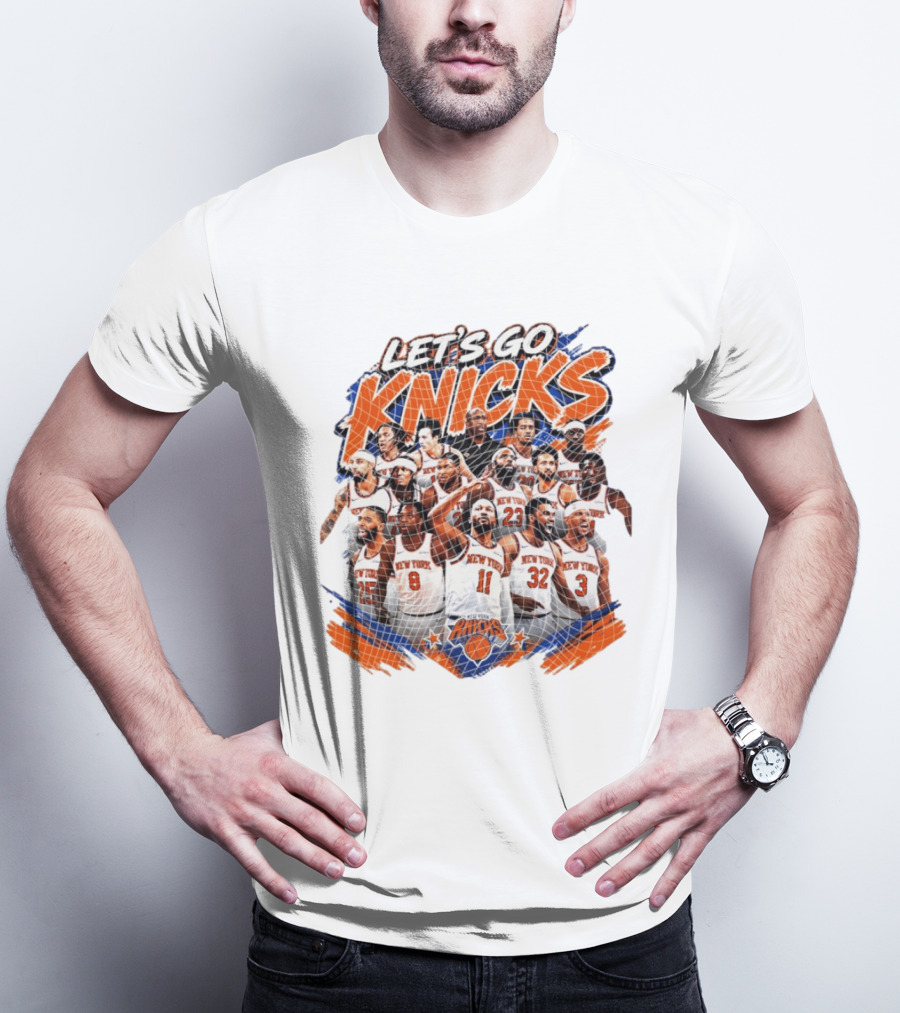 Let's Go Knicks New York Knicks Basketball 2026 Team Players T-Shirt