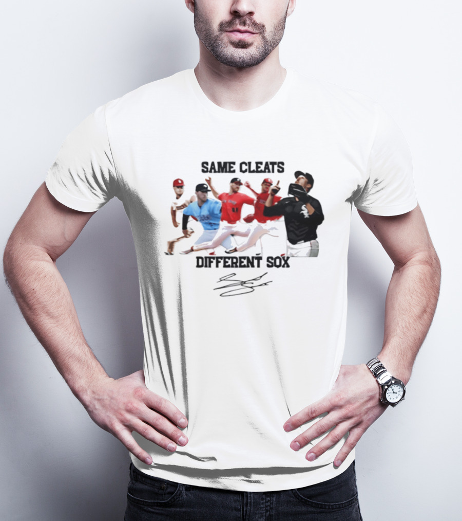 MLB Same Cleats Different Sox Baseball Players T-Shirt