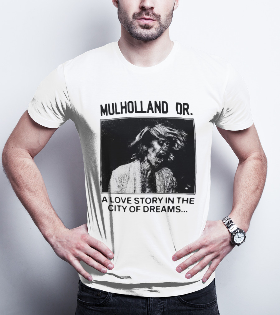 Mulholland Dr. A Love Story In The City Of Dreams Vintage Noir Aesthetic T-Shirt