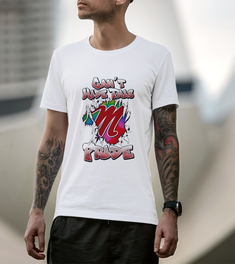 Can't Hide This Pride Ole Miss Rebels M T-Shirt