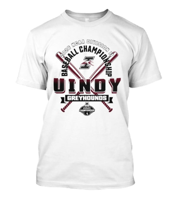 2026 NCAA Division II Baseball Championship UIndy Greyhounds T-Shirt