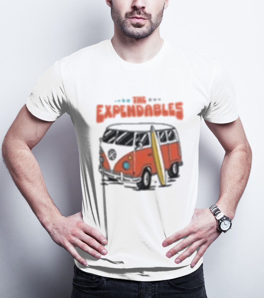 The Expendables Surfer Van Santa Cruz CA T-Shirt