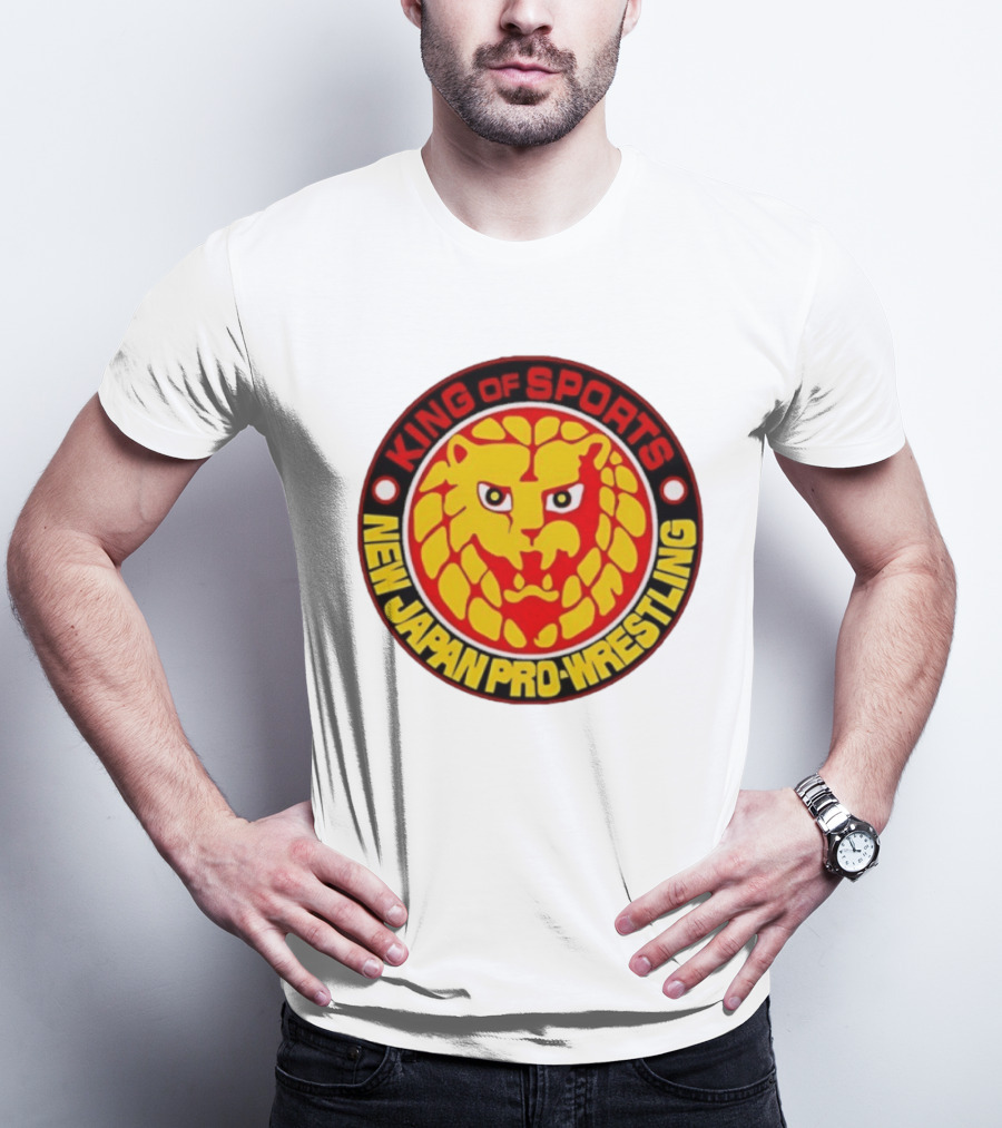 King Of Sports New Japan Pro Wrestling Lion T-Shirt