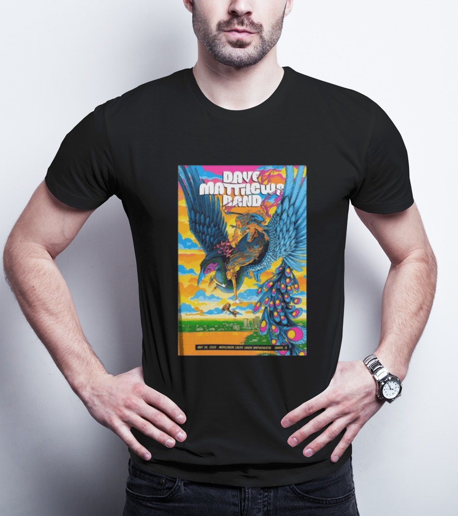 Dave Matthews Band May 26 2026 MidFlorida Credit Union Amphitheatre Tampa FL T-Shirt