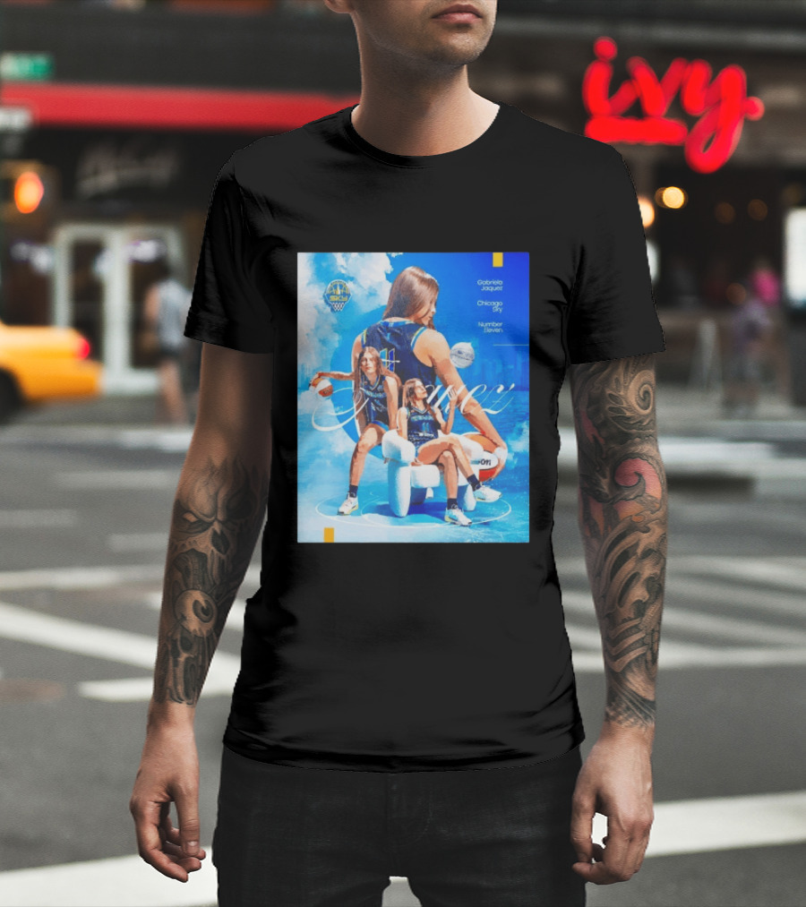 Chicago Sky Gabriela Jaquez Number Eleven Basketball T-Shirt