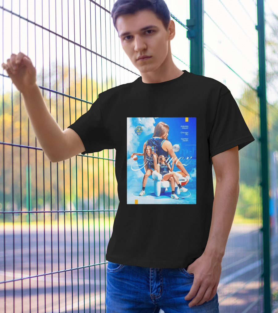 Chicago Sky Gabriela Jaquez Number Eleven Basketball T-Shirt