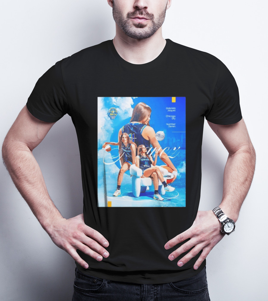 Chicago Sky Gabriela Jaquez Number Eleven Basketball T-Shirt