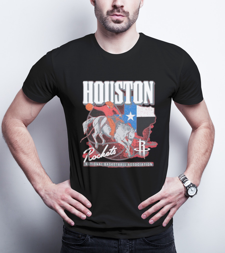 Houston Rockets National Basketball Association Texas Cowboys Basketball T-Shirt