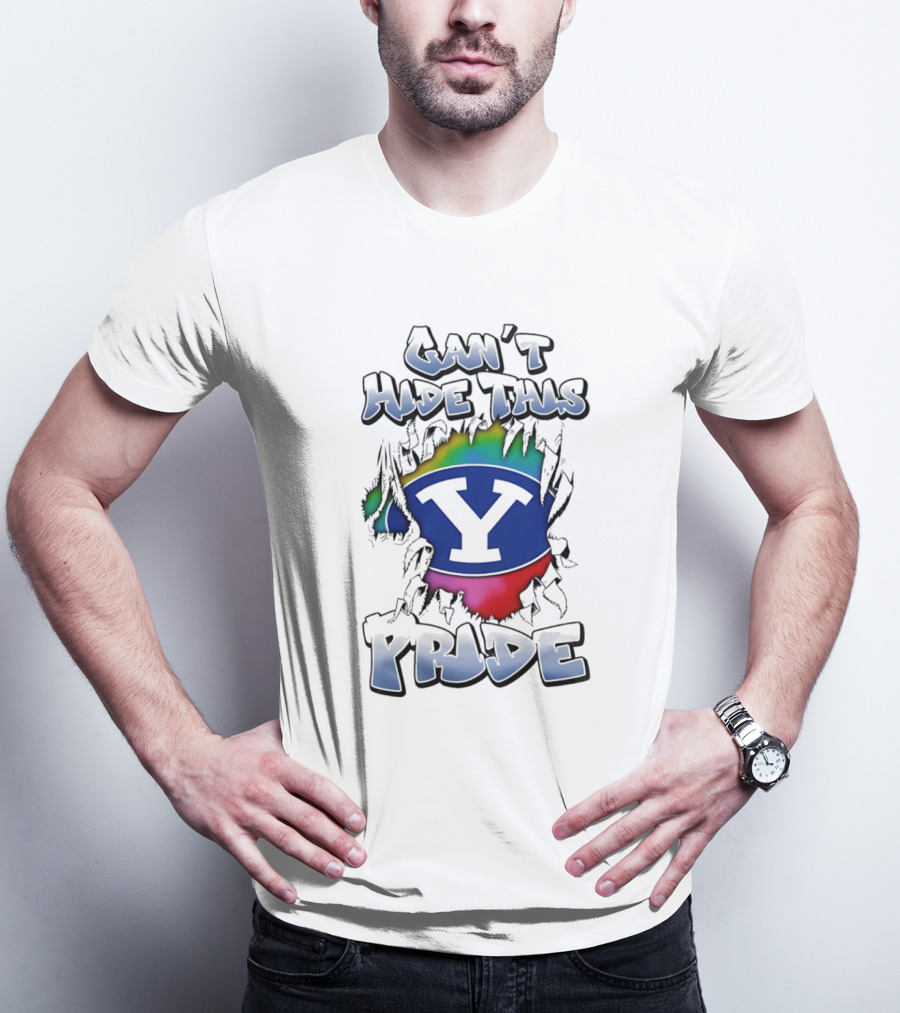 BYU Cougars Can't Hide This Pride Colorful T-Shirt
