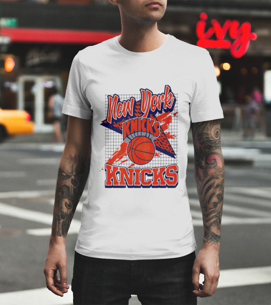 New York Knicks Juvenile Basketball Star T-Shirt