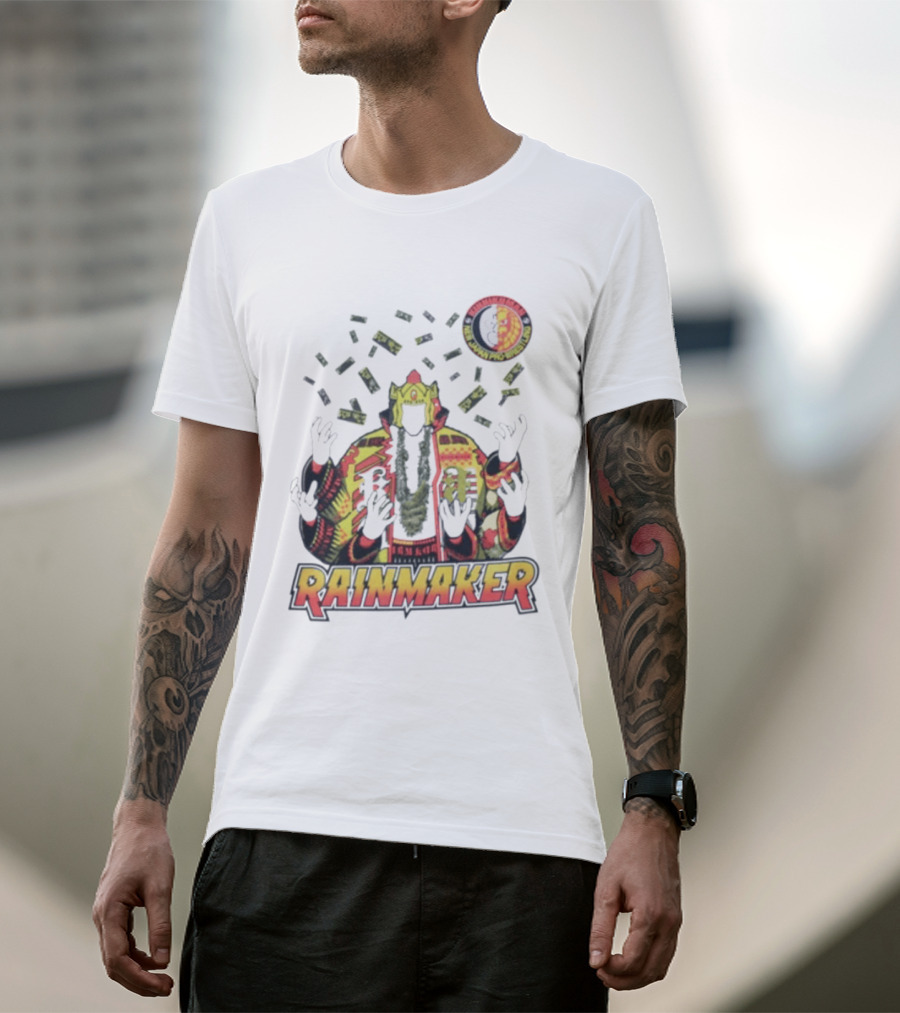 Rainmaker Kazuchika Okada Wrestling Money Rain T-Shirt