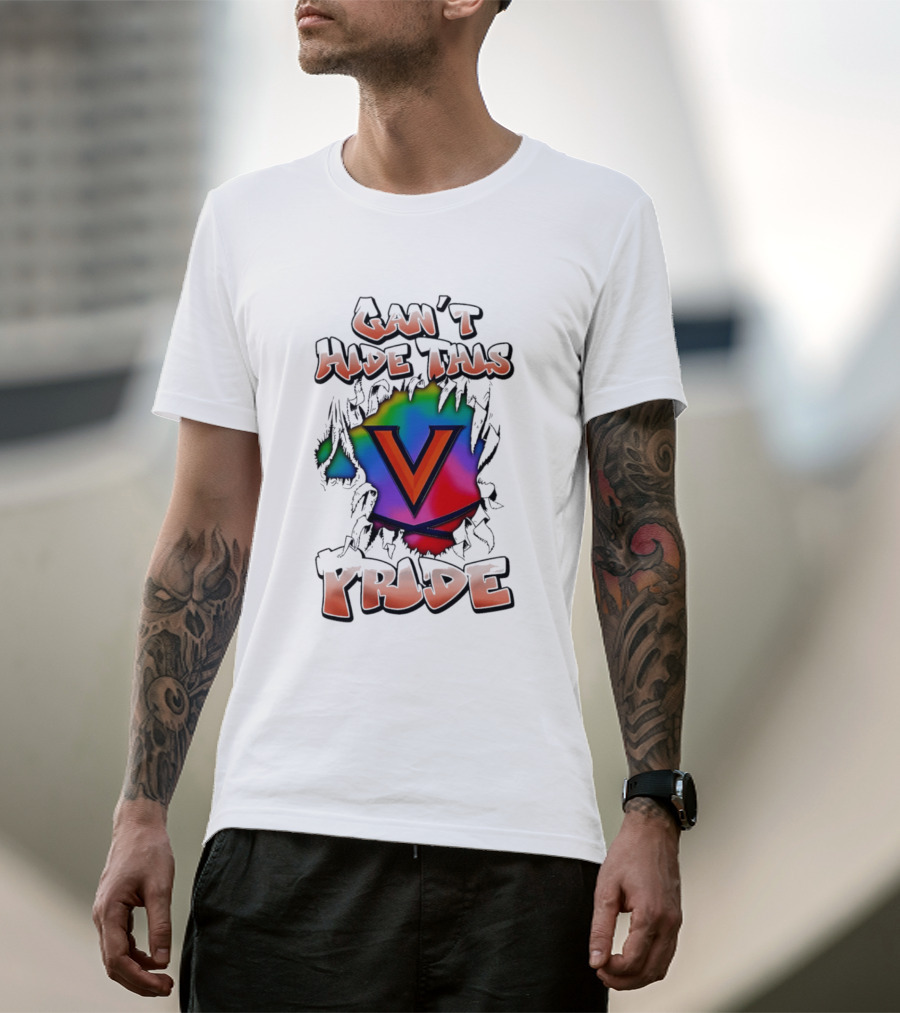 Virginia Cavaliers Can't Hide This Pride V T-Shirt