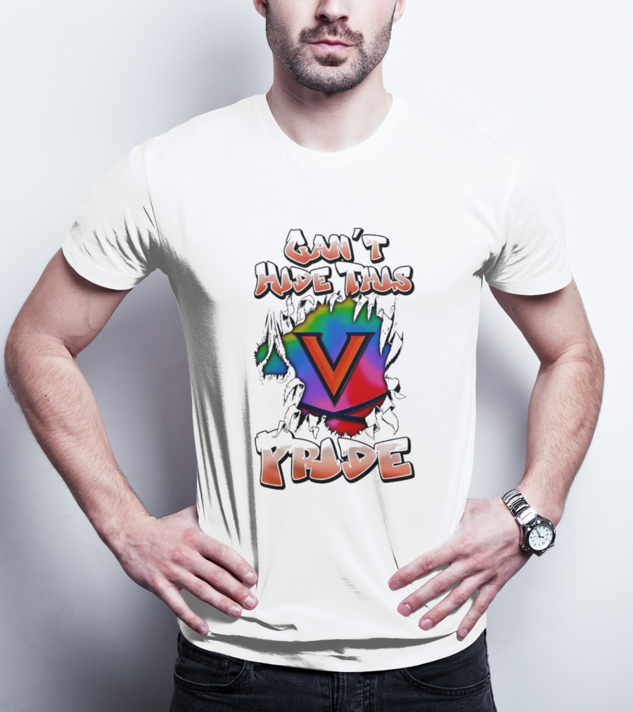 Virginia Cavaliers Can't Hide This Pride V T-Shirt