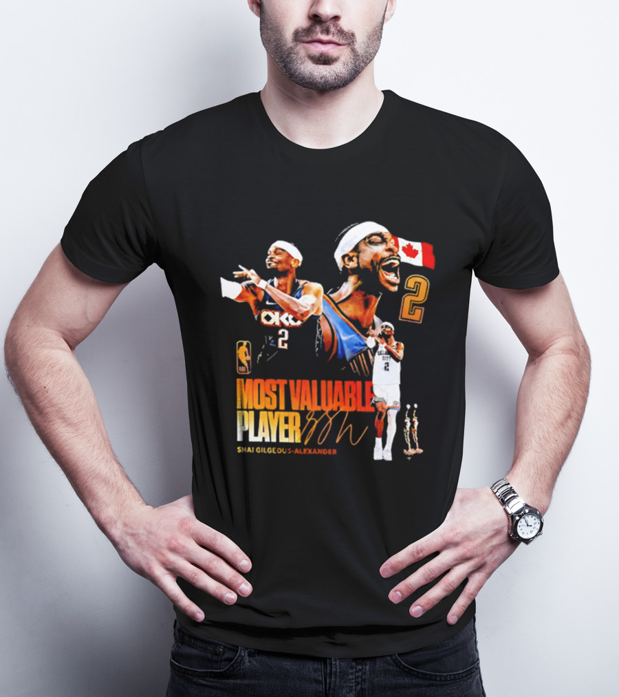 Shai Gilgeous Alexander Oklahoma City Thunder Canada Most Valuable Player 2026 T-Shirt