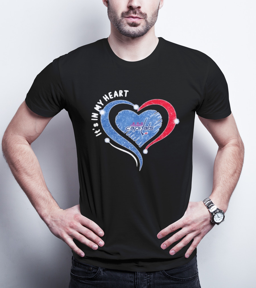 Washington Capitals It's In My Heart NHL 2026 Hockey T-Shirt