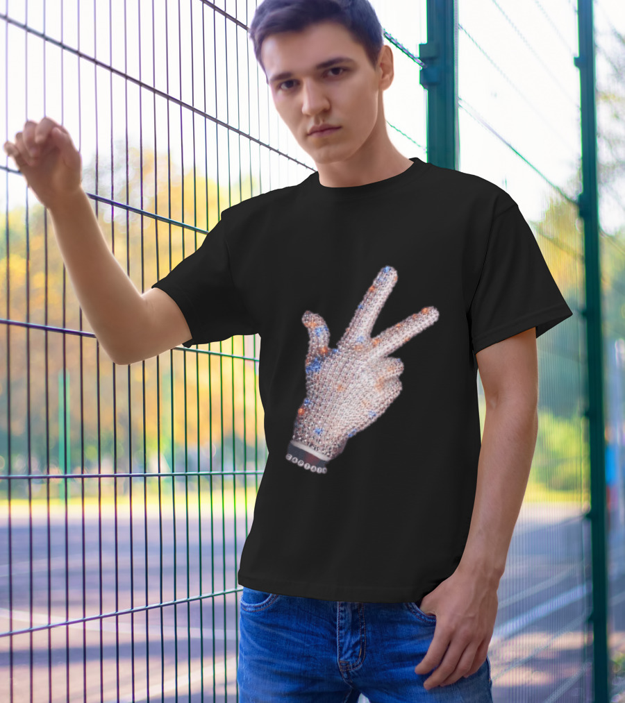 Jalen Brunson Captain New York Knicks Iceman Hand Crystal Glove Knicks T-Shirt