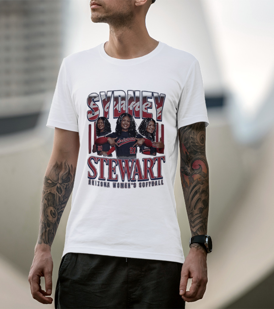 Sydney Stewart Arizona Women's Softball 21 T-Shirt