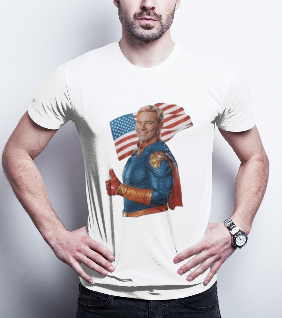The Boys Season 5 Homelander American Flag Thumbs Up T-Shirt
