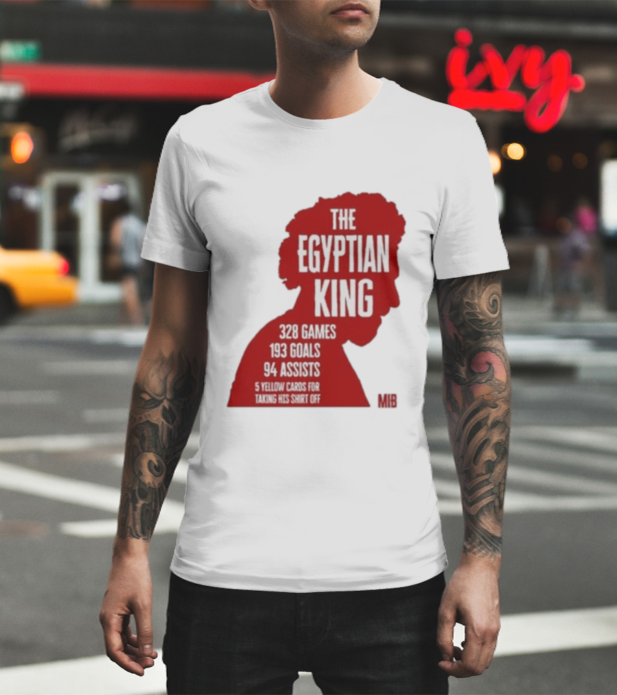 The Egyptian King 328 Games 193 Goals 94 Assists 5 Yellow Cards T-Shirt