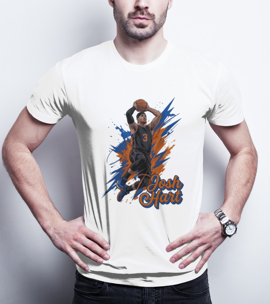 Josh Hart New York Knicks Basketball Number 3 T-Shirt
