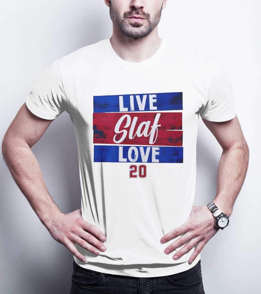 Live Slaf Love 20 Juraj Slafkovsky Montreal Canadiens NHL T-Shirt