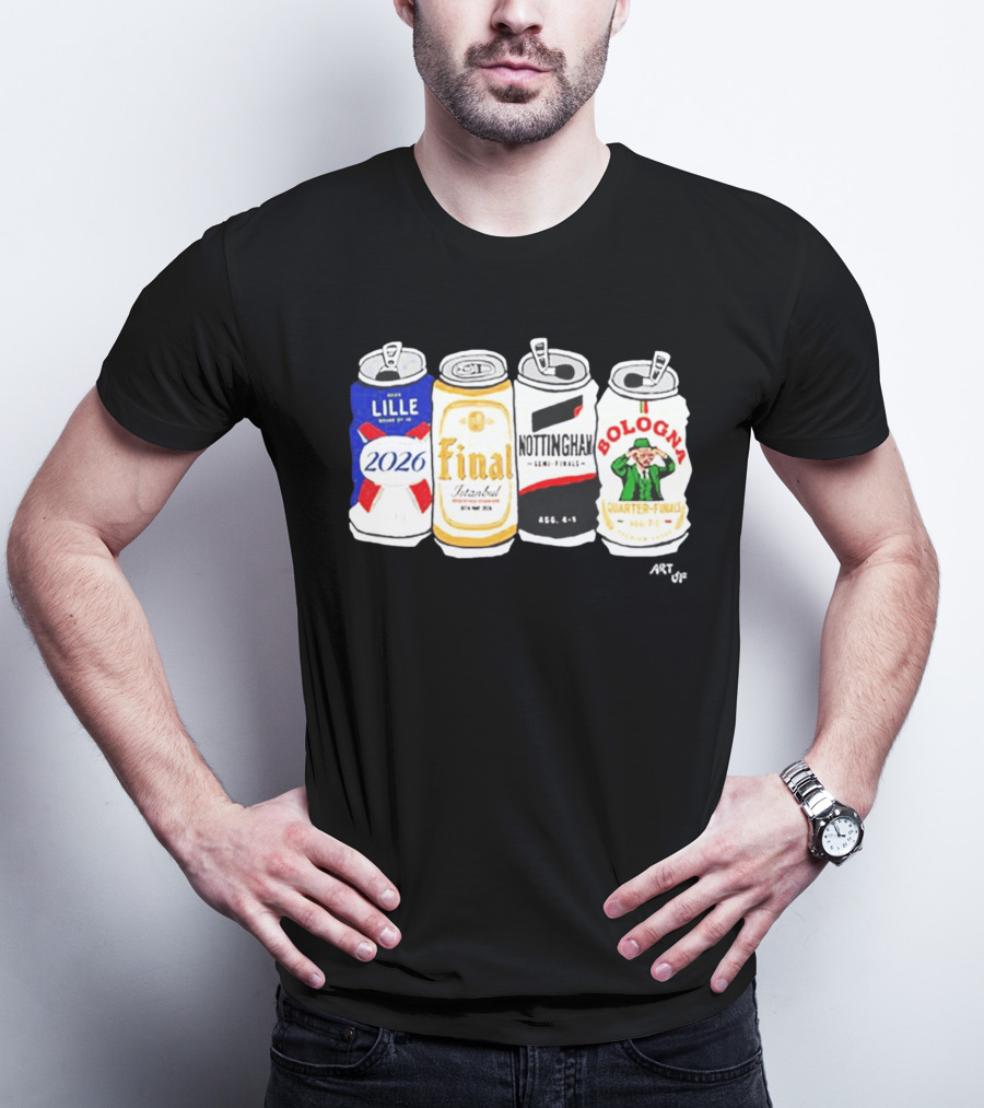 Lille 2026 Final Istanbul Nottingham Semi Finals Bologna Quarter Finals T-Shirt
