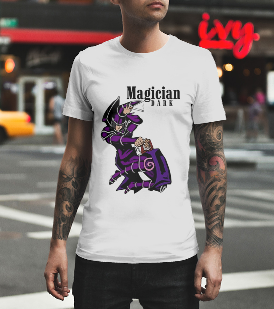 Magician Dark Yu Gi Oh Smoking T-Shirt
