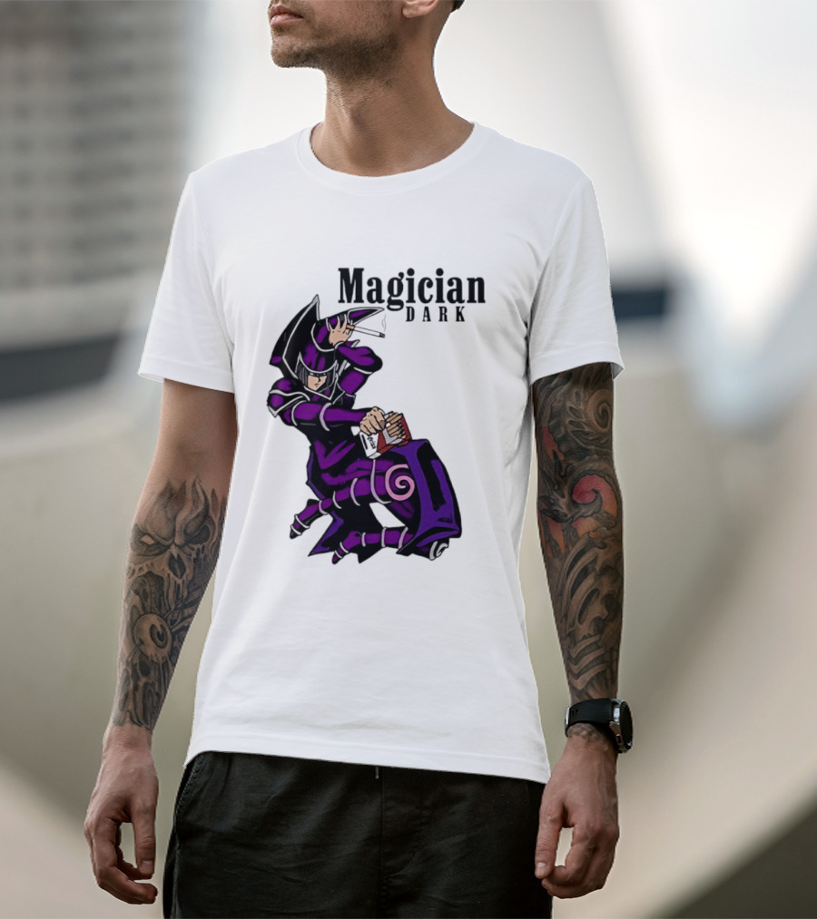 Magician Dark Yu Gi Oh Smoking T-Shirt