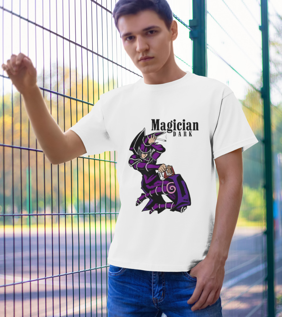 Magician Dark Yu Gi Oh Smoking T-Shirt