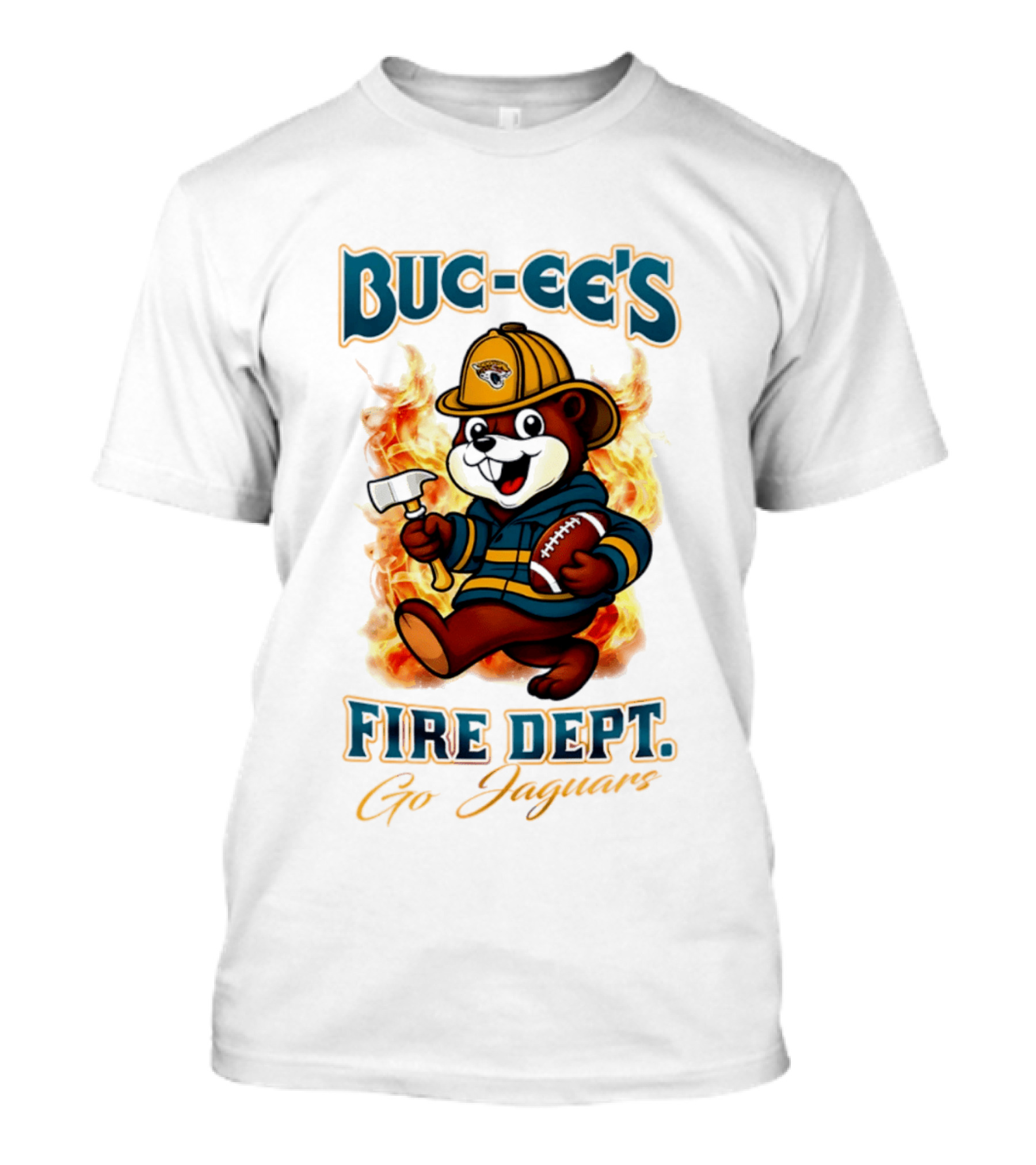 Buc Ee's Fire Dept Jacksonville Jaguars Go Jaguars T-Shirt