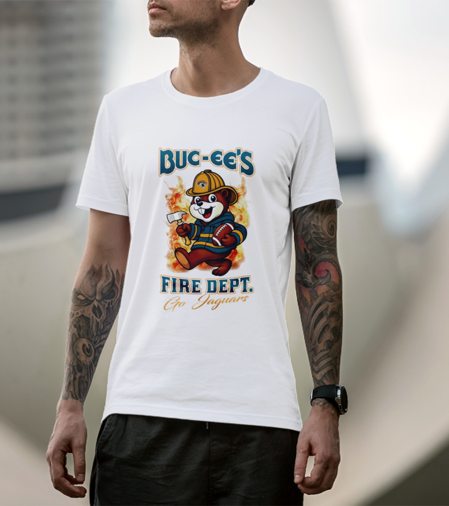 Buc Ee's Fire Dept Jacksonville Jaguars Go Jaguars T-Shirt