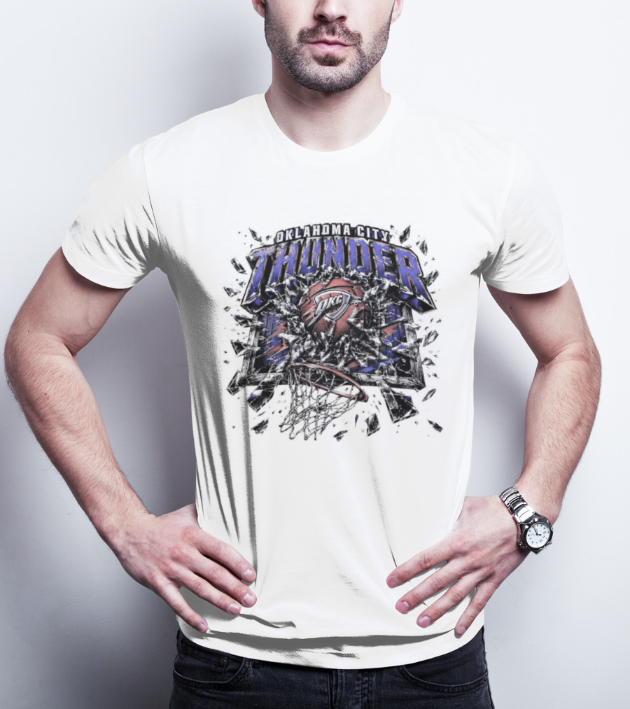 Oklahoma City Thunder Basketball Thunder Backboard Breakers T-Shirt