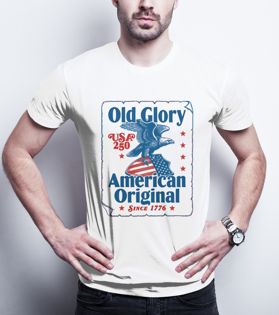 Old Glory USA 250 American Original Eagle Since 1776 T-Shirt