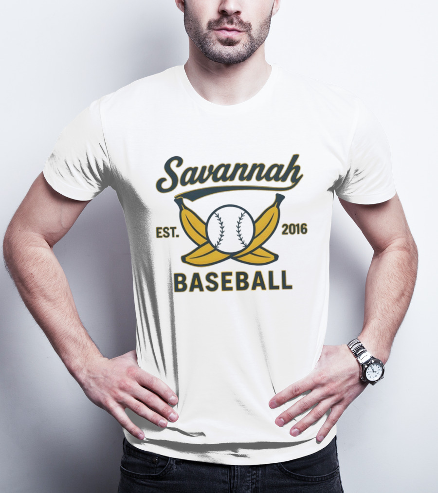 Savannah Bananas Baseball Est 2016 Summer Sports Team Logo Banana Baseball T-Shirt