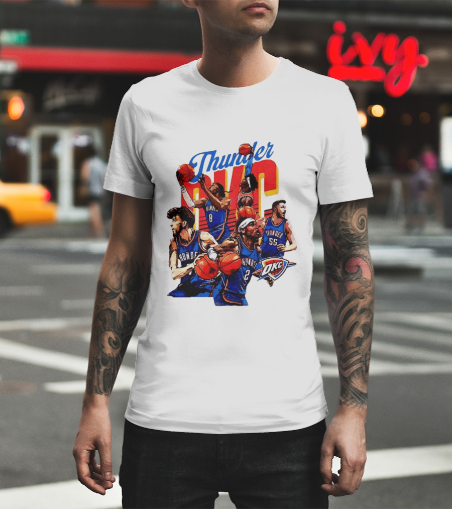 Thunder OKC Shai Gilgeous Chet Holmgren Williams Oklahoma City Basketball NBA 2026 T-Shirt