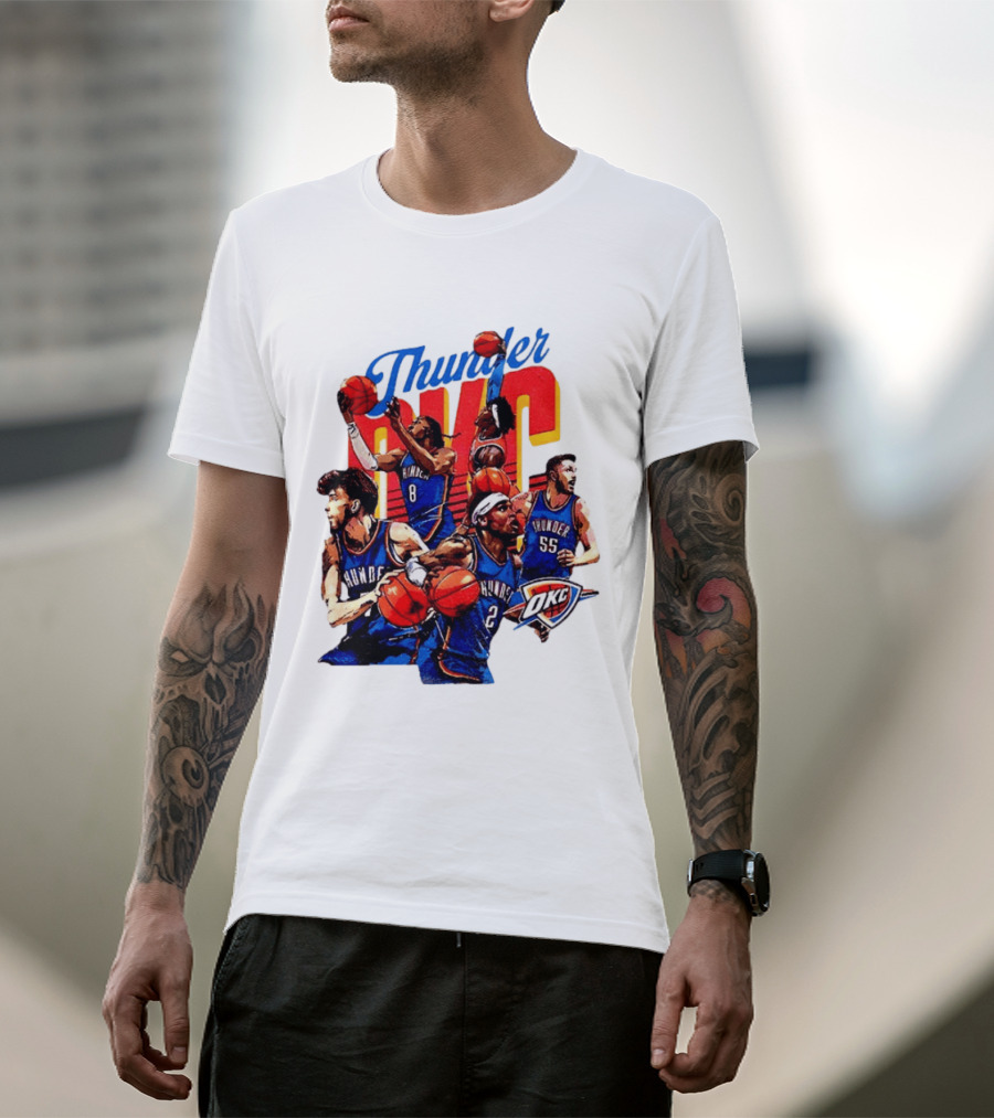 Thunder OKC Shai Gilgeous Chet Holmgren Williams Oklahoma City Basketball NBA 2026 T-Shirt