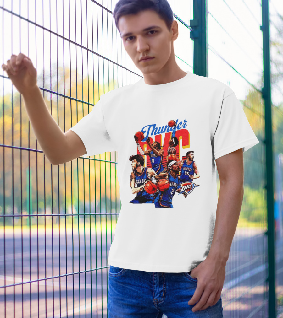 Thunder OKC Shai Gilgeous Chet Holmgren Williams Oklahoma City Basketball NBA 2026 T-Shirt