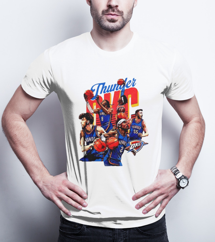 Thunder OKC Shai Gilgeous Chet Holmgren Williams Oklahoma City Basketball NBA 2026 T-Shirt