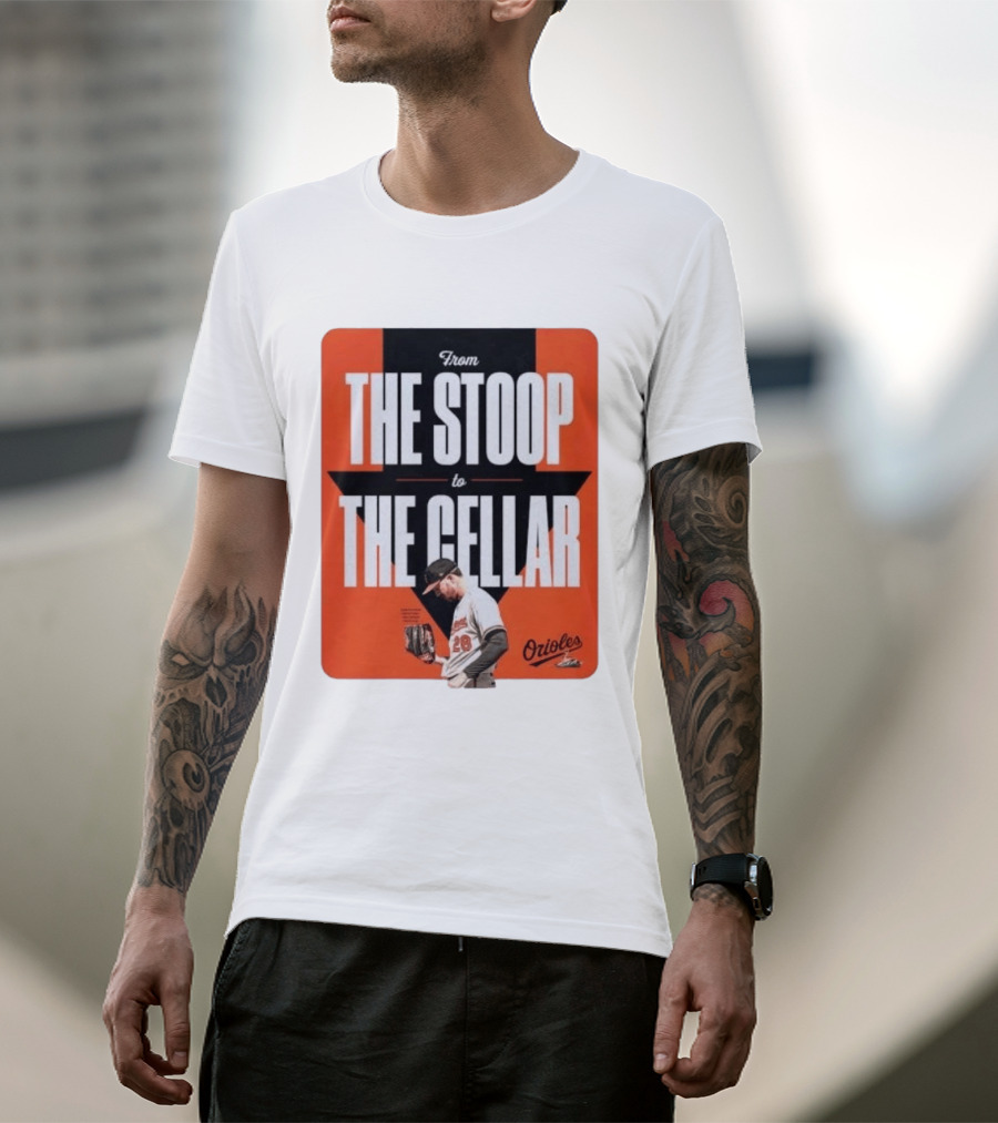 Orioles From The Stoop To The Cellar Trevor Rogers 28 T-Shirt