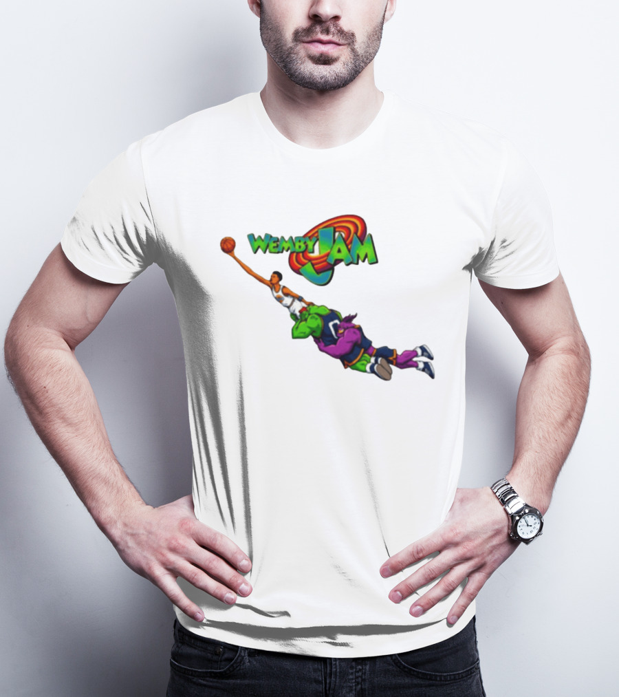 Wemby Jam Monstars Dunk 90s Basketball T-Shirt