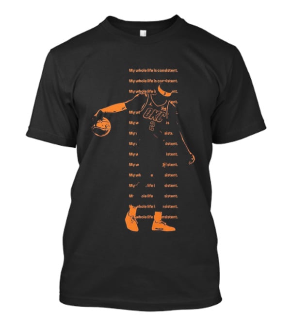 Shai Gilgeous Alexander Back 2 Back MVP OKC Thunder NBA 2026 Consistent Life Champion T-Shirt