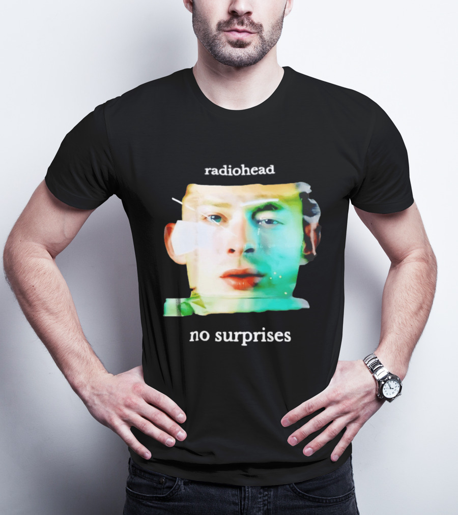 Radiohead No Surprises Thom Yorke Watercolor T-Shirt