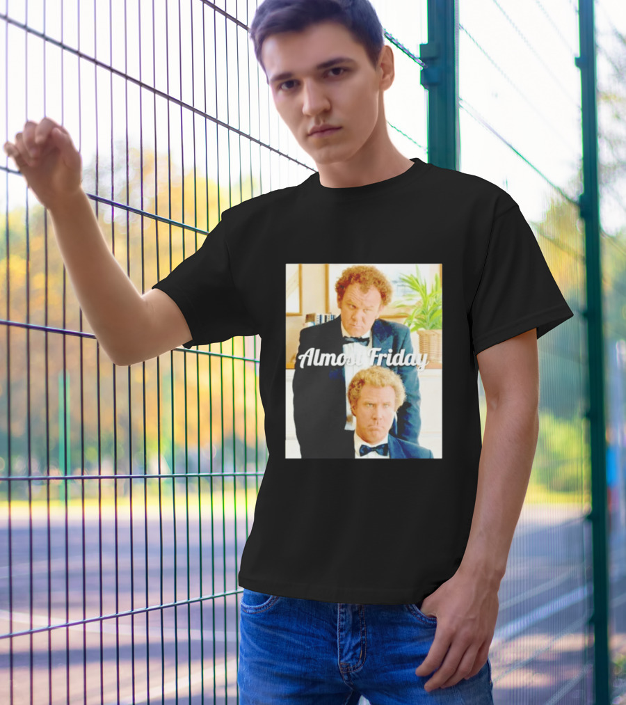 Almost Friday Will Ferrell John C. Reilly Interview Image T-Shirt