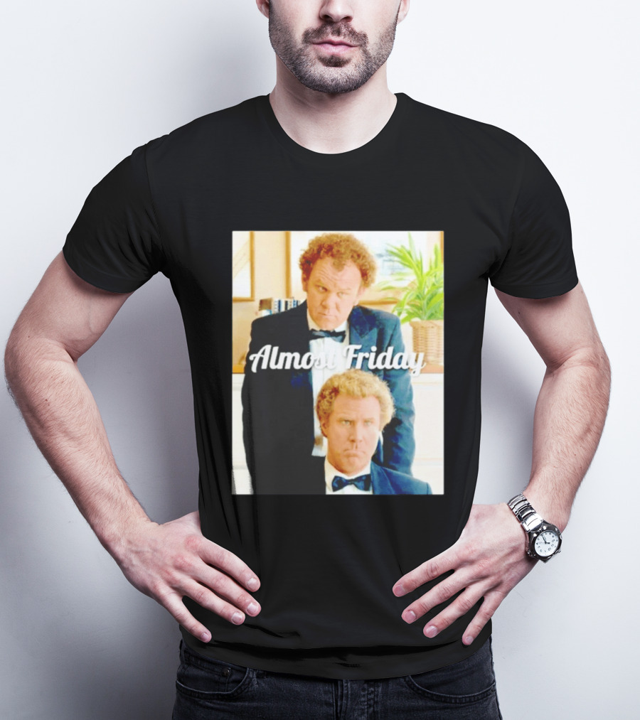 Almost Friday Will Ferrell John C. Reilly Interview Image T-Shirt