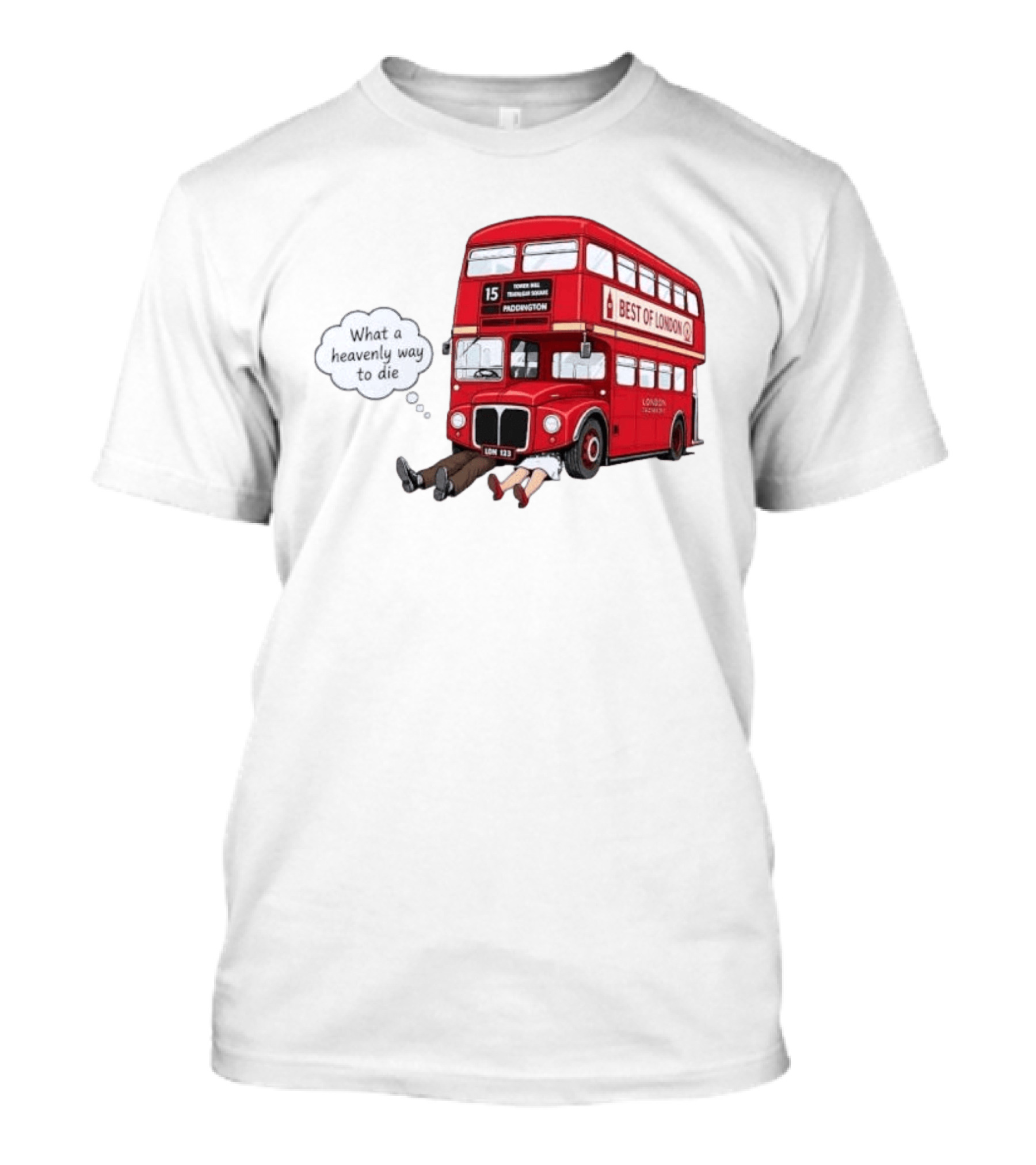Arsenal What A Heavenly Way To Die Best Of London Bus 15 Paddington T-Shirt