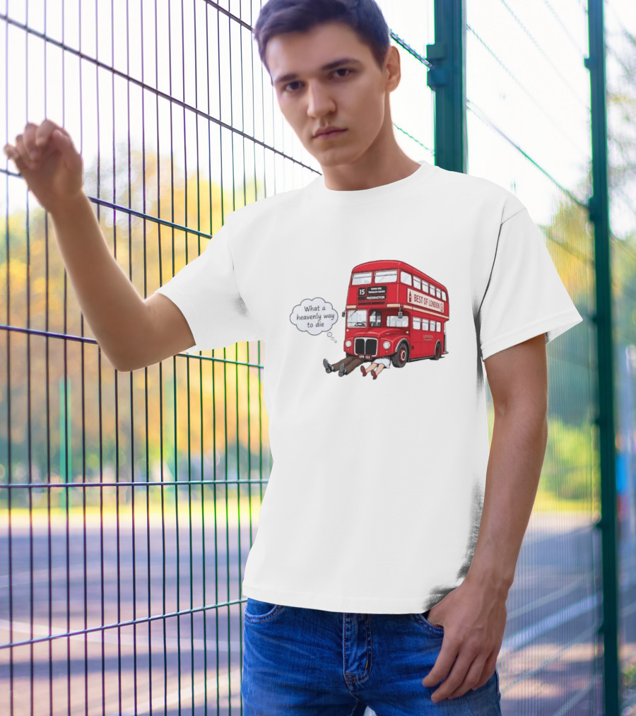 Arsenal What A Heavenly Way To Die Best Of London Bus 15 Paddington T-Shirt