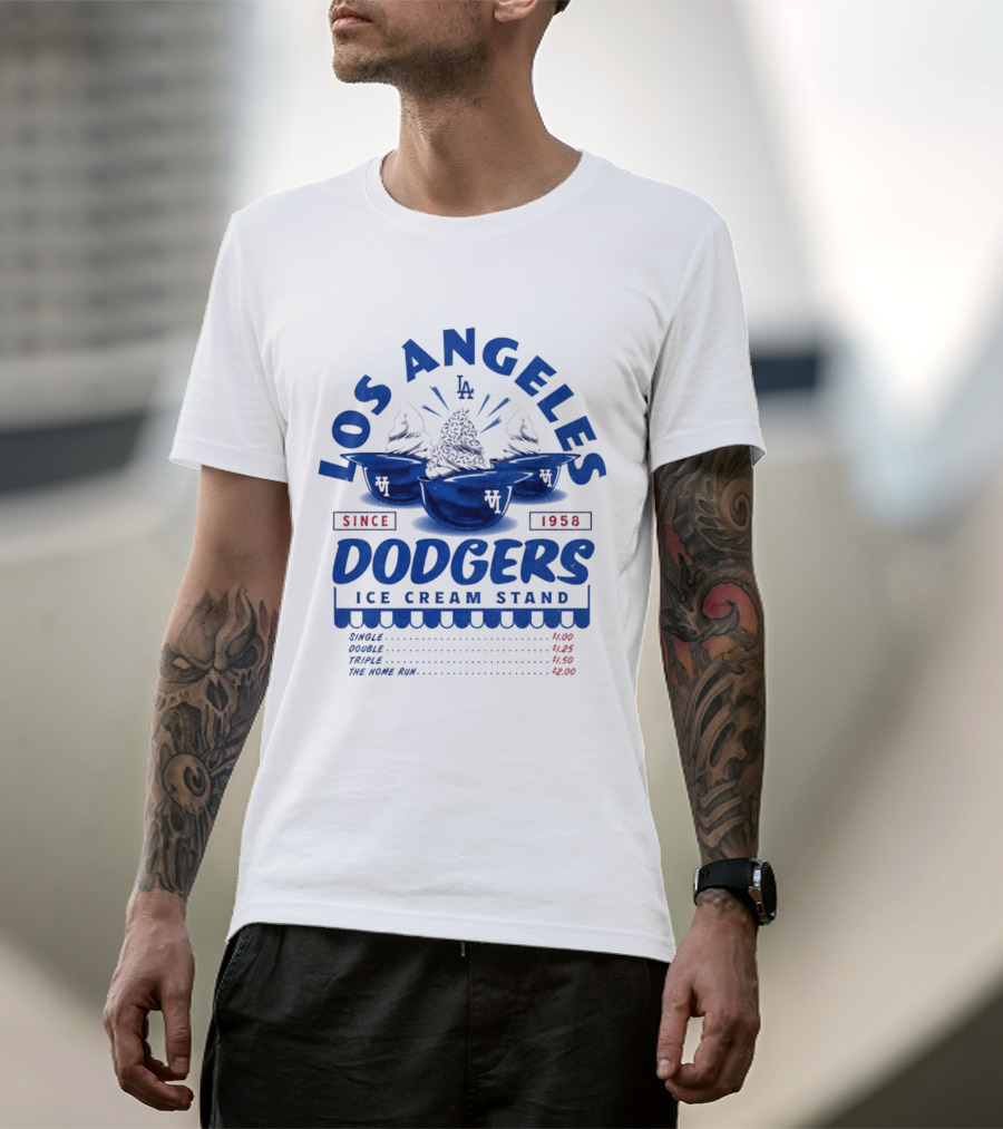 Los Angeles Dodgers Ice Cream Stand Since 1958 LA T-Shirt