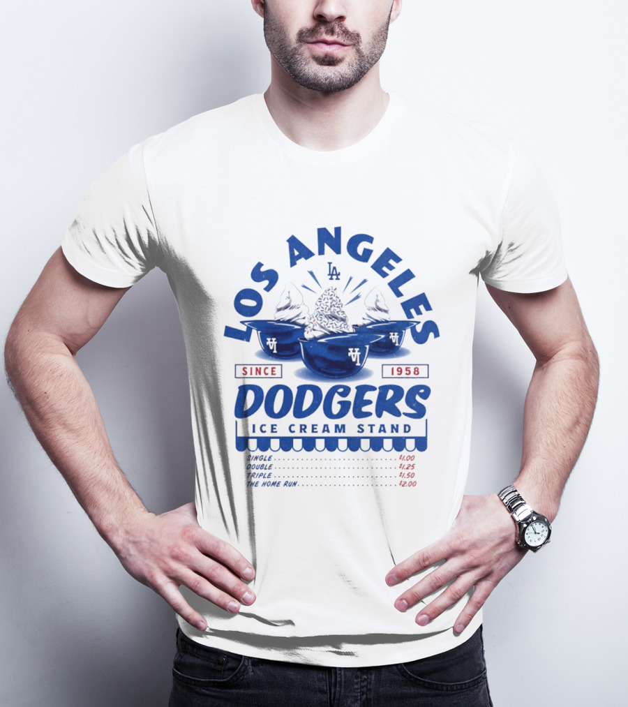Los Angeles Dodgers Ice Cream Stand Since 1958 LA T-Shirt