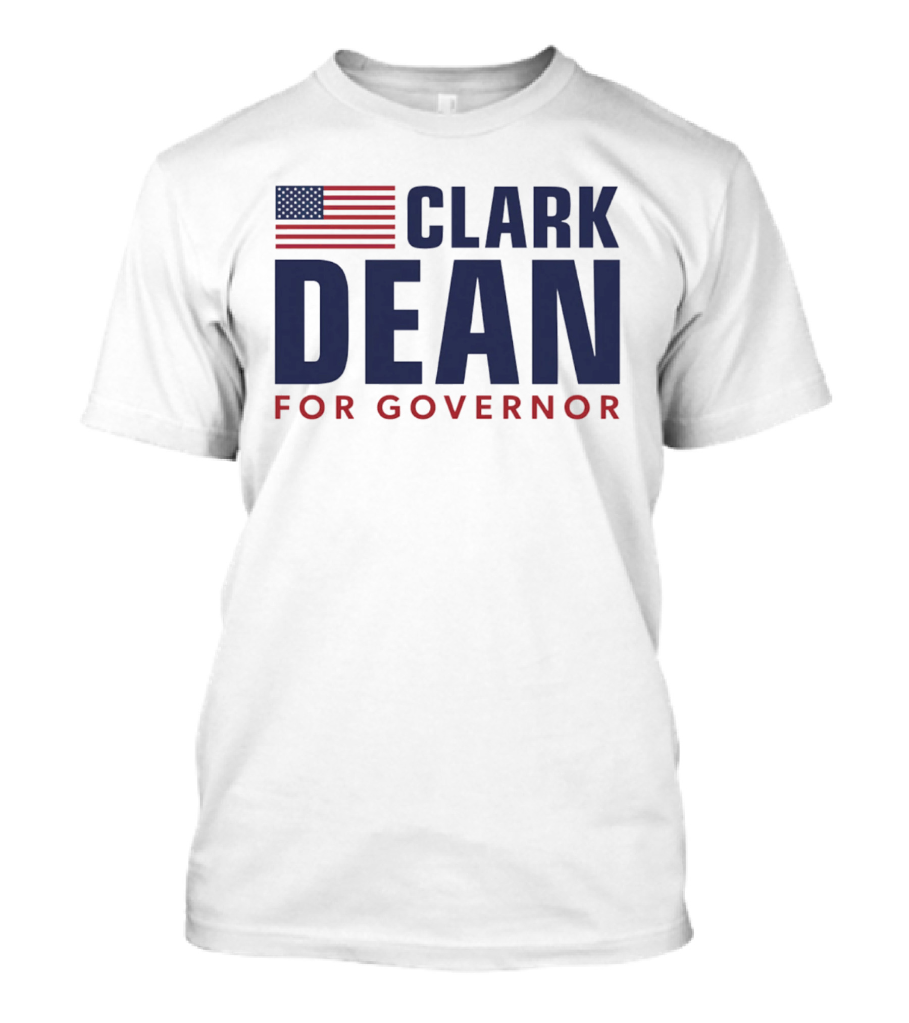 Clark Dean For Governor 2026 American Flag T-Shirt